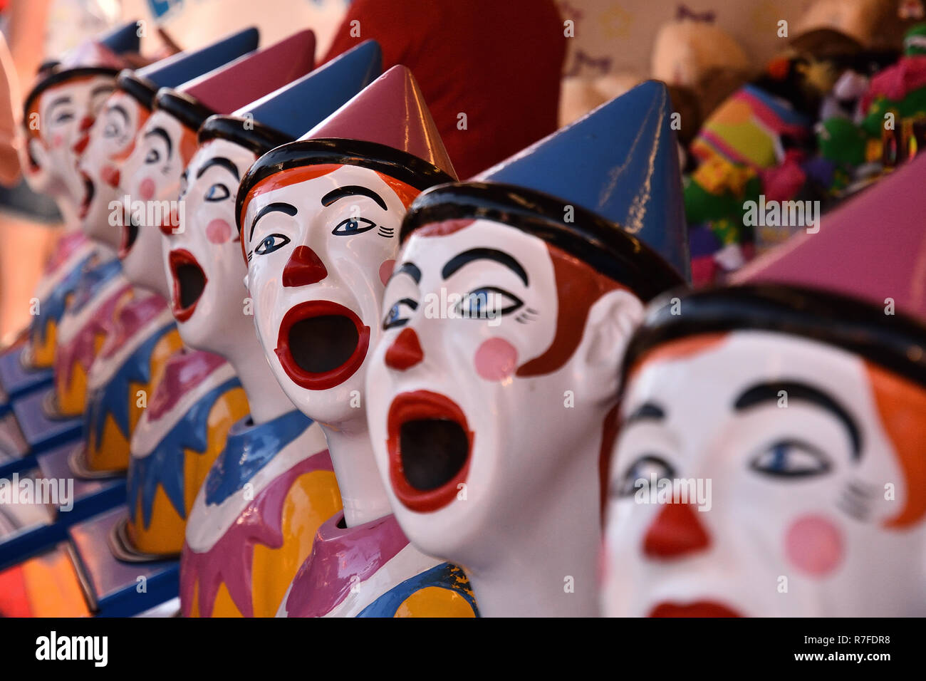 Clowns at fairground hi-res stock photography and images - Alamy