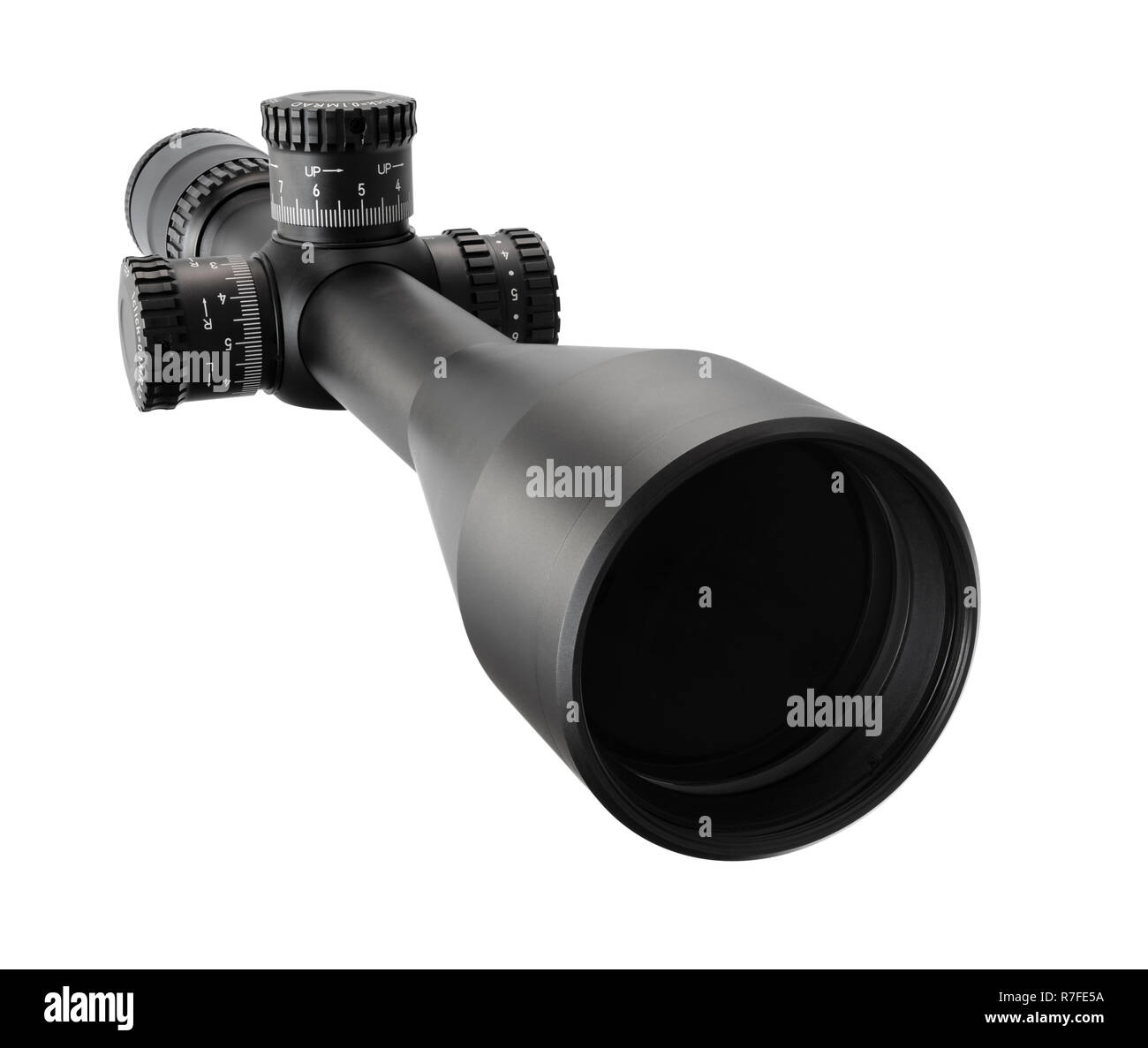 Sniper scope that has been isolated on a white background Stock Photo ...