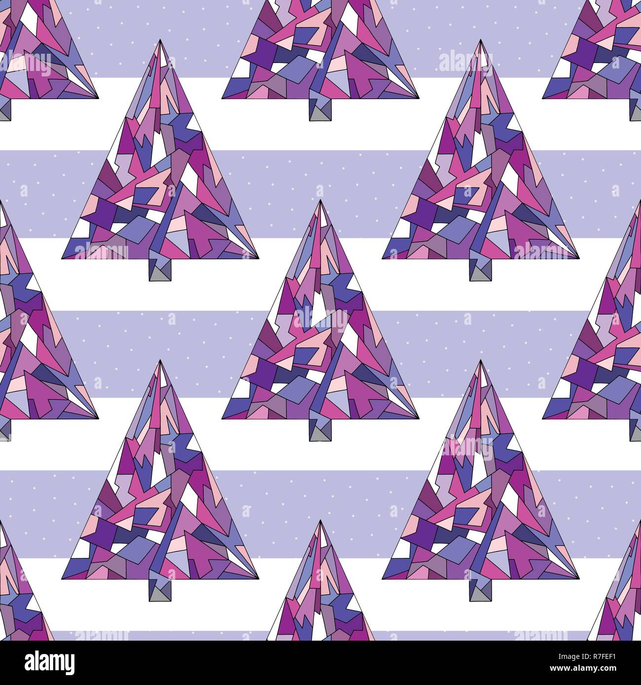 Winter happy holidays pine forest Stock Vector Images - Alamy