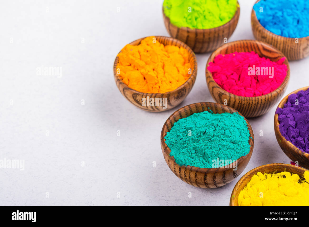 Colorful Indian powder paints Stock Photo - Alamy