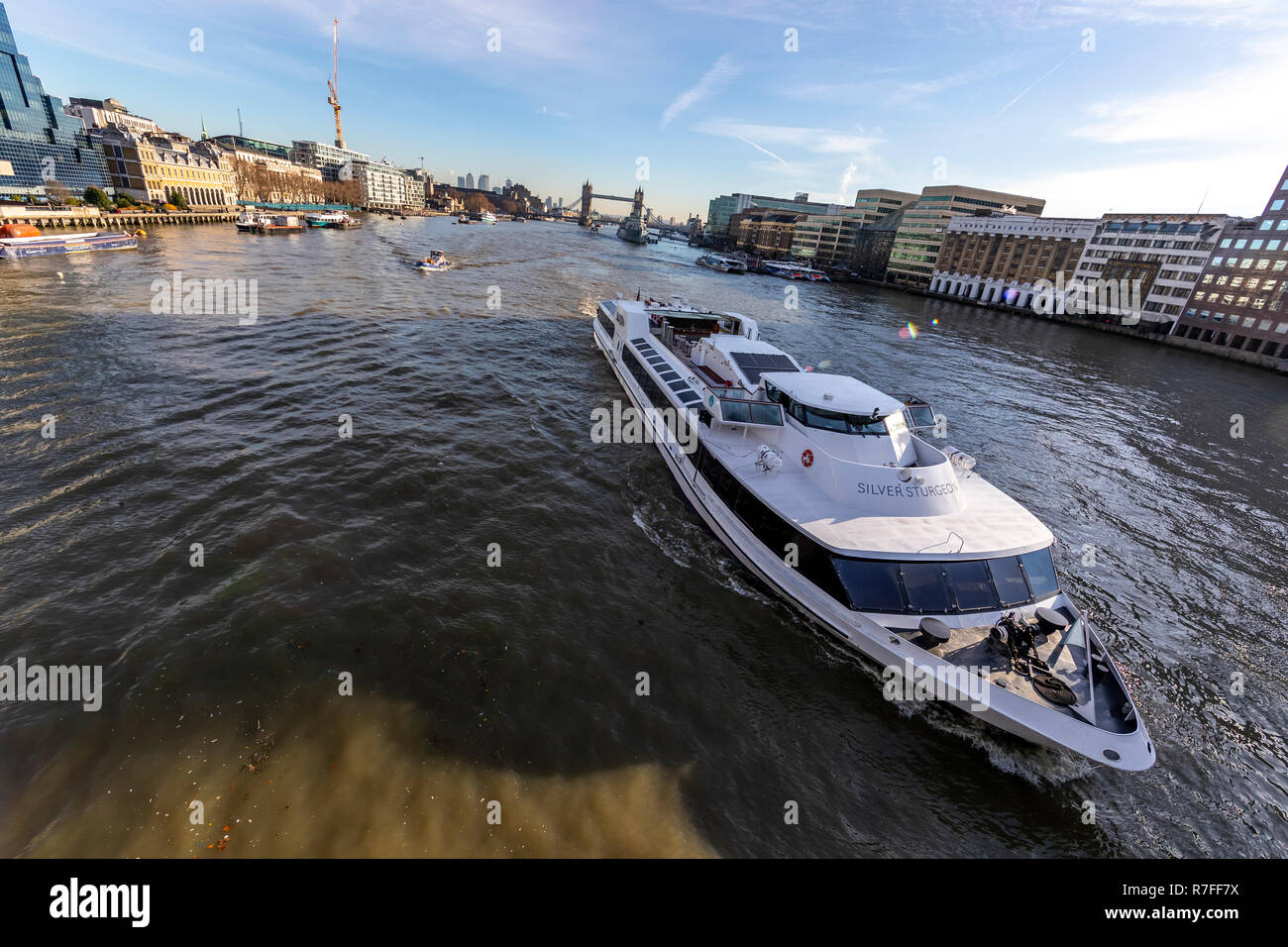 The Silver Sturgeon one of the Woods' Silver Fleet pleasure cruiser ...