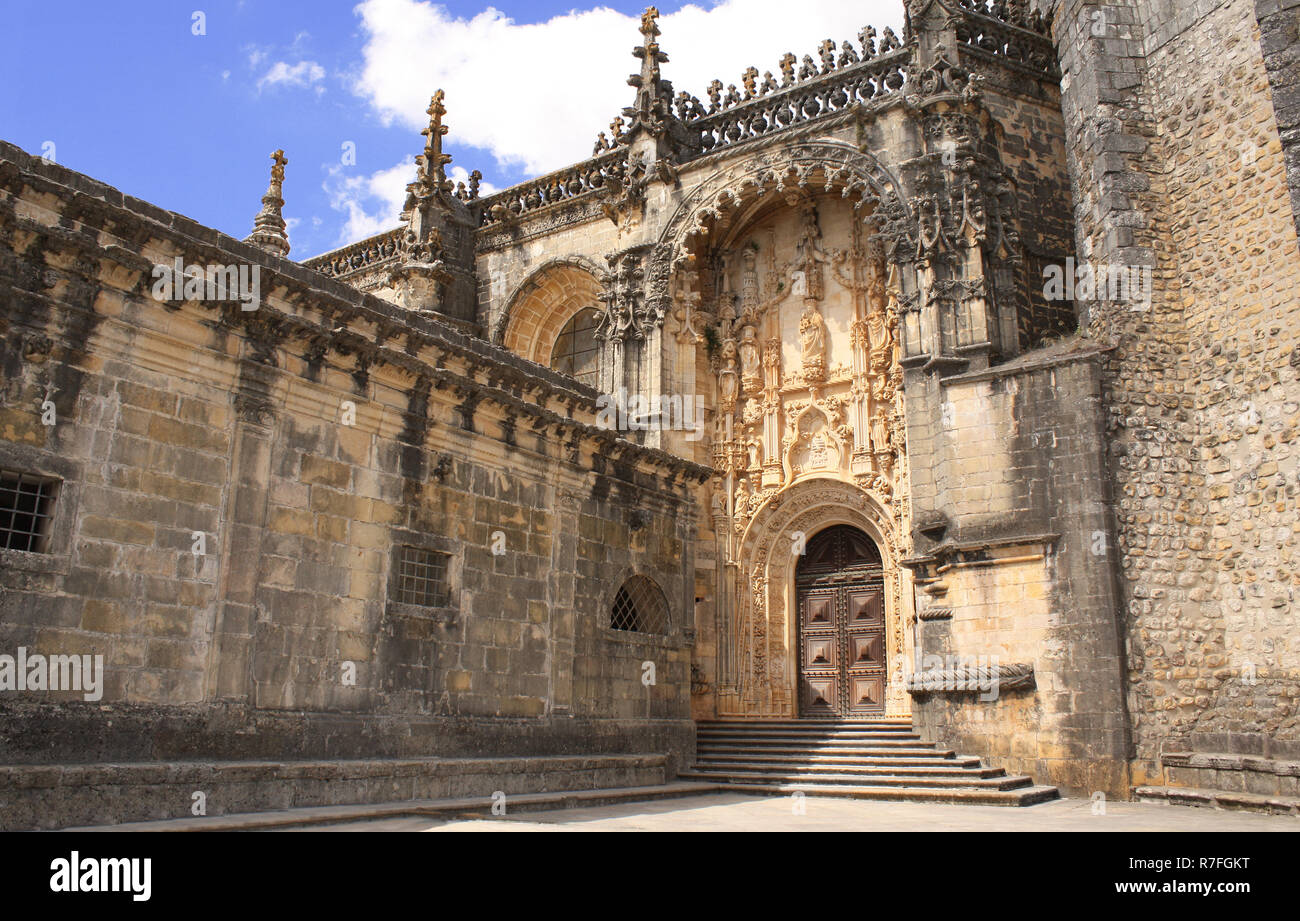 Templar Convent of Christ in Tomar, Portugal Stock Photo - Alamy