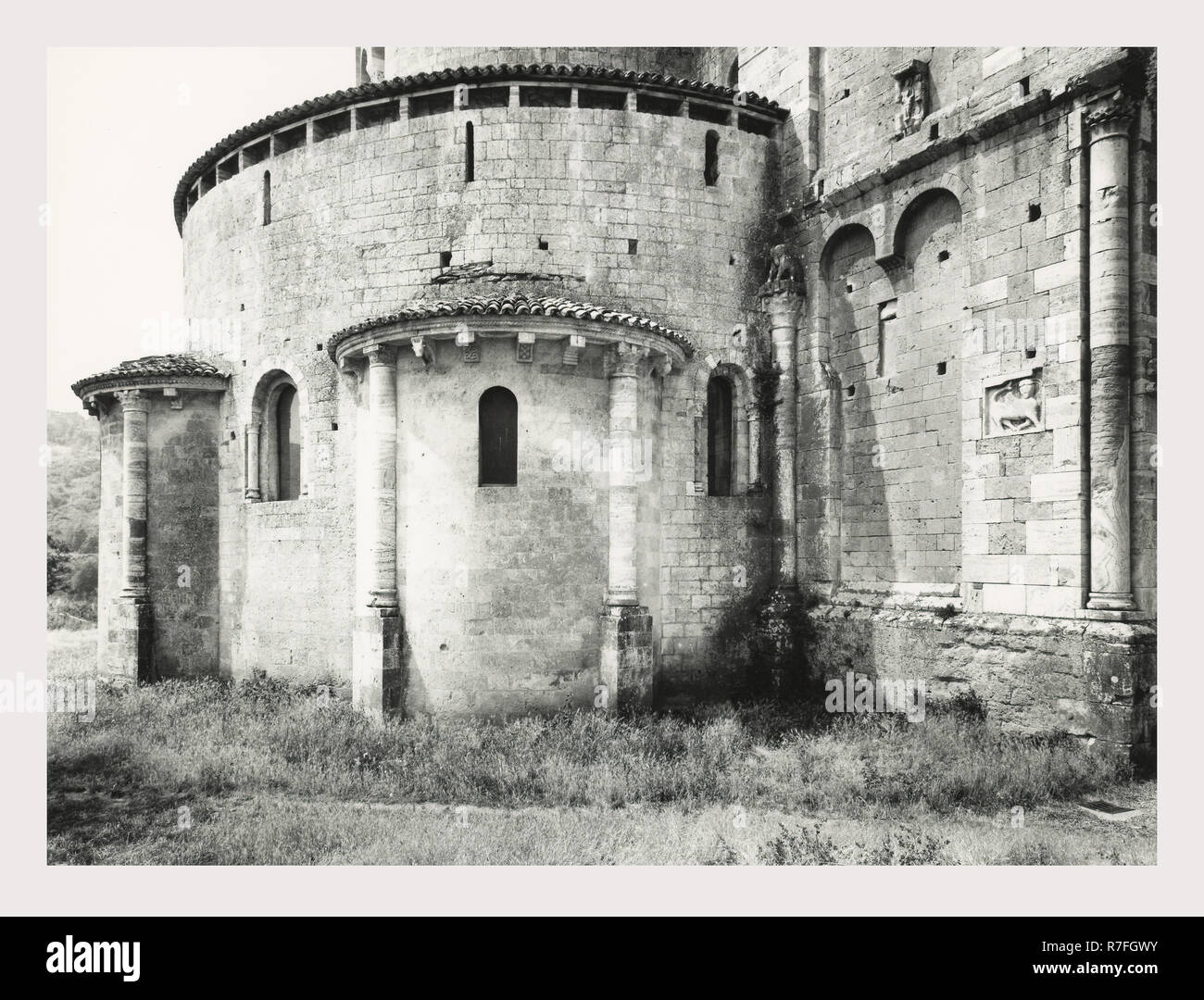 Tuscany Siena Montalcino environs Abbey of S. Antimo Abbey church, this ...