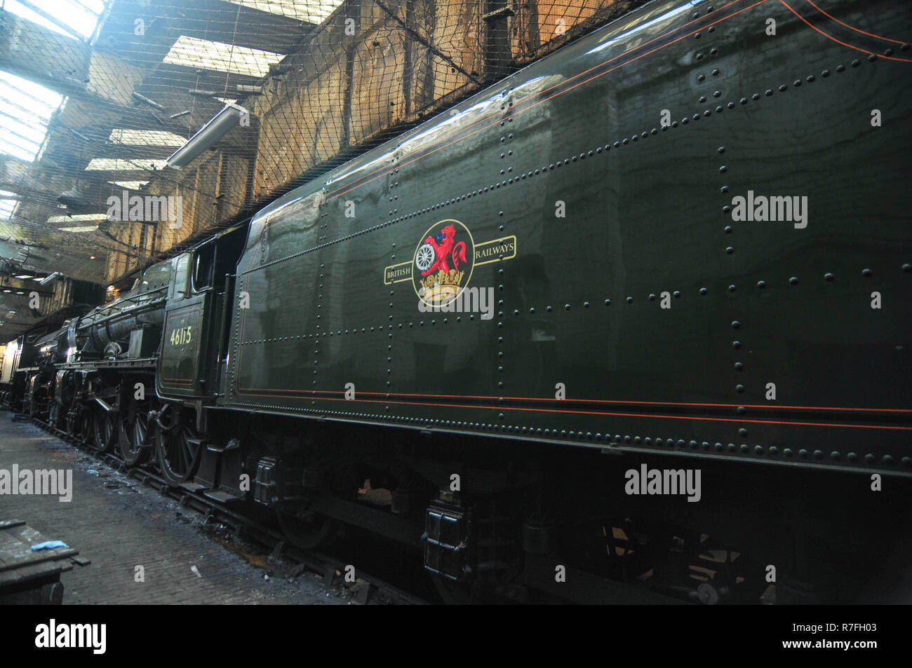 Carnforth, Lancashire, UK, 27th December, 2008. Abandoned steam trains ...