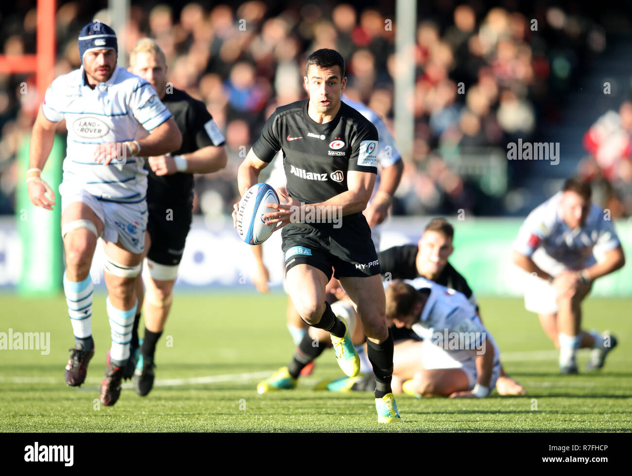 Saracens' Alex Lozowski during the Heineken European Champions Cup ...
