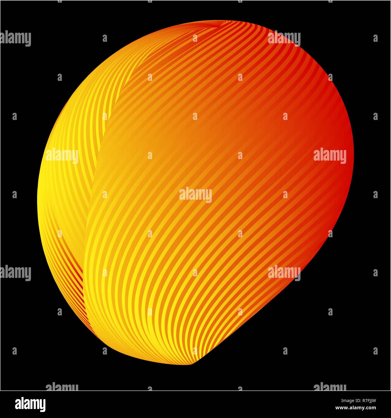 Abstract 3d background with half sphere Stock Vector Image & Art - Alamy