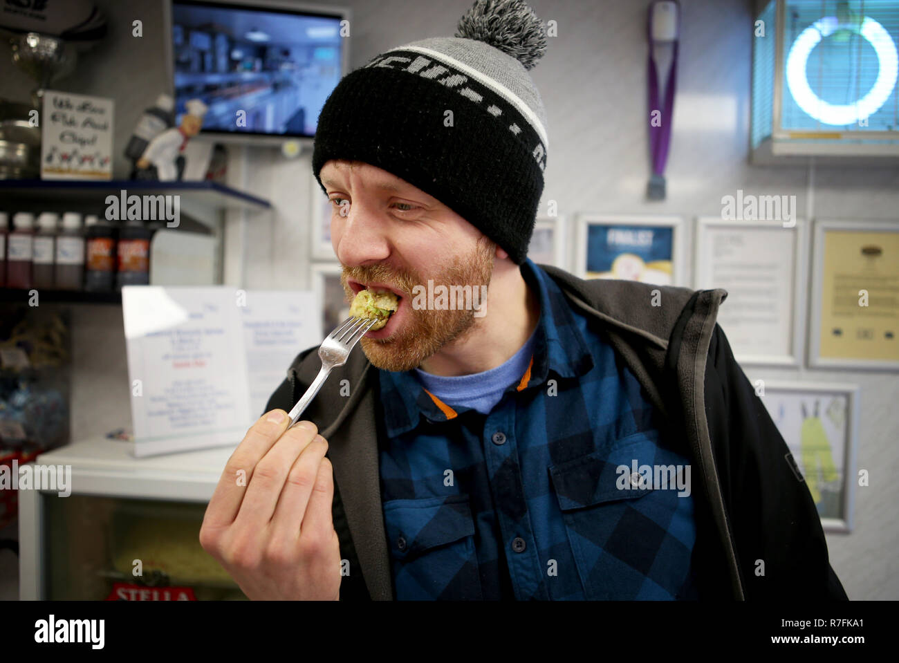 Chip shop customer scotland hi-res stock photography and images - Alamy