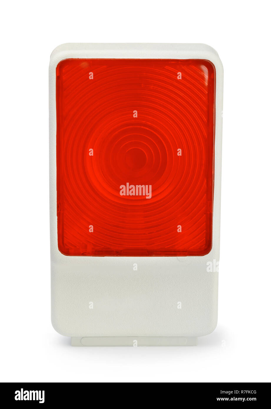 Red car lamp isolated on white background Stock Photo - Alamy