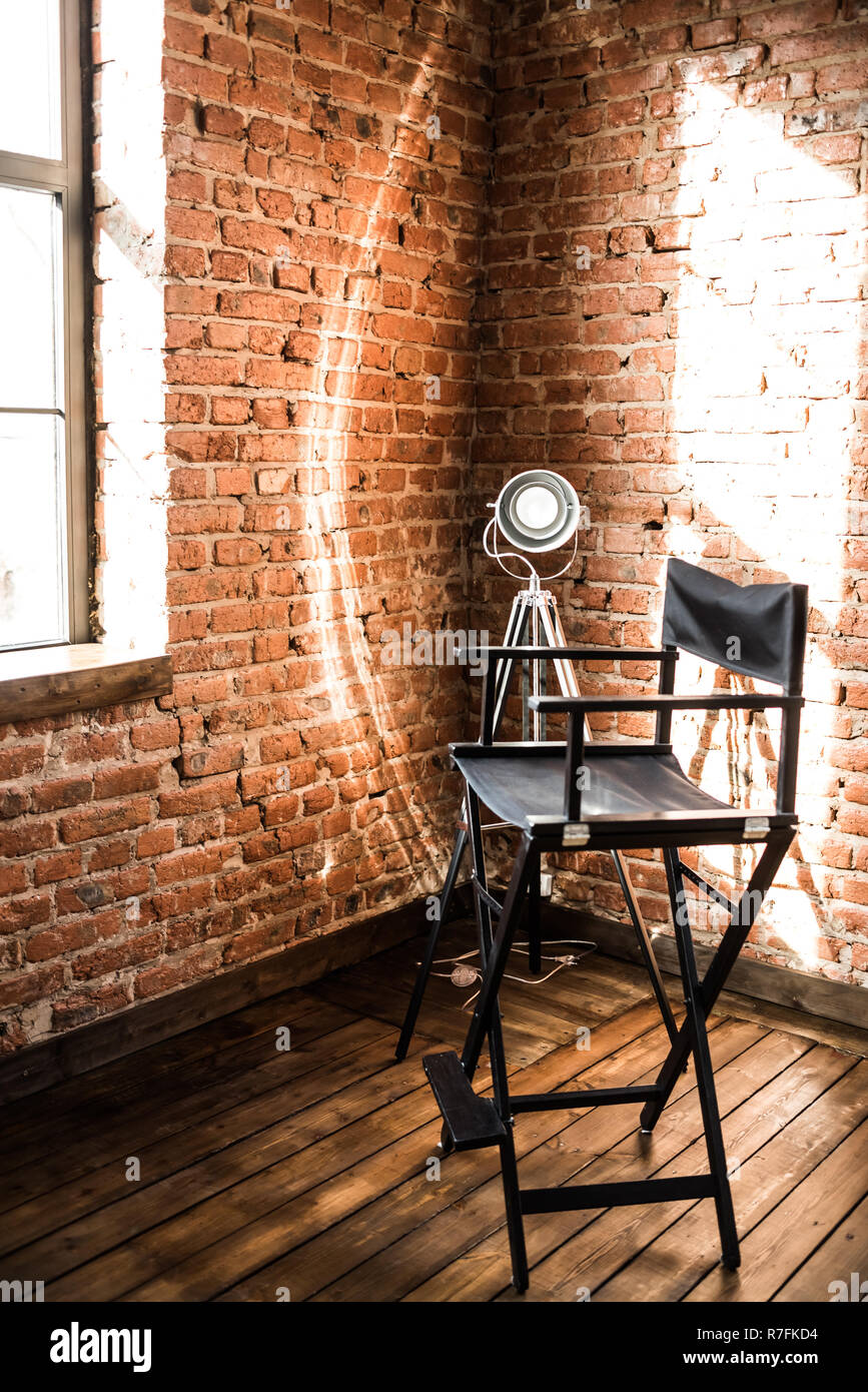 Lighting directors chair hi-res stock photography and images - Alamy