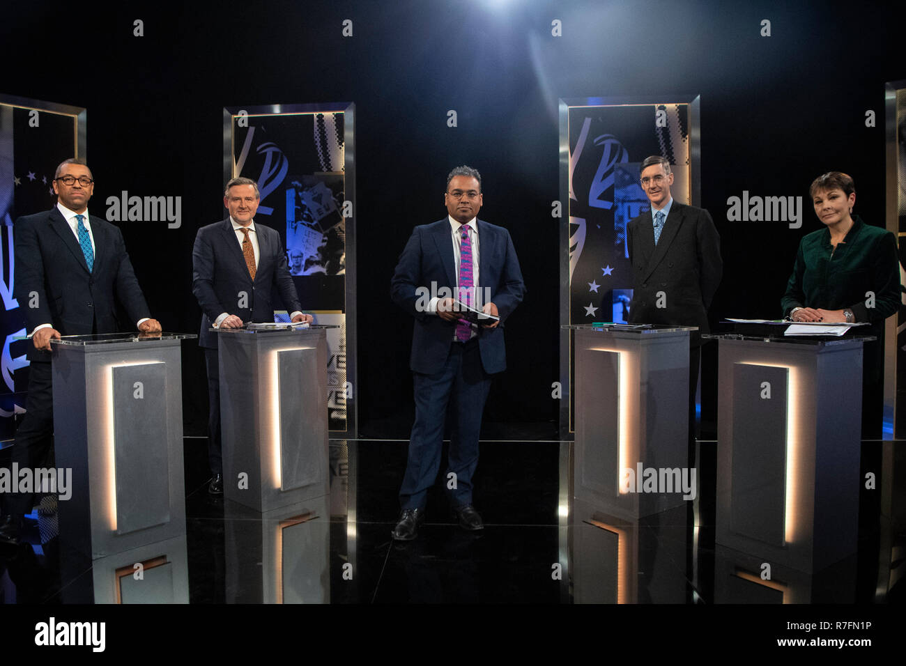 (Left to right) Conservative MP James Cleverly, Labour MP Barry ...
