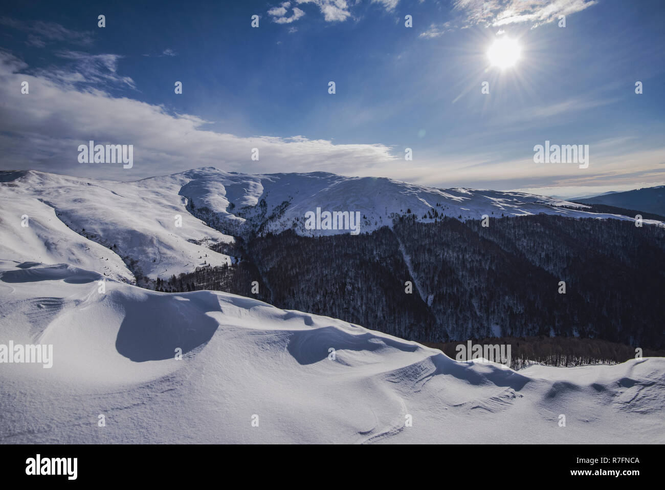 winter landscape in Europe Stock Photo - Alamy