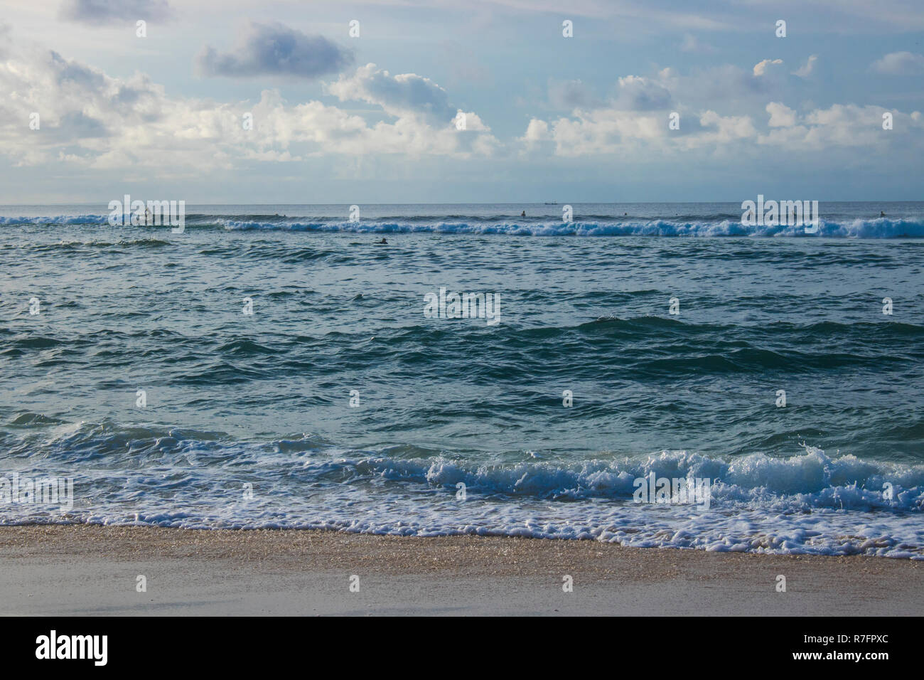 beautiful summer beach view photo Stock Photo - Alamy