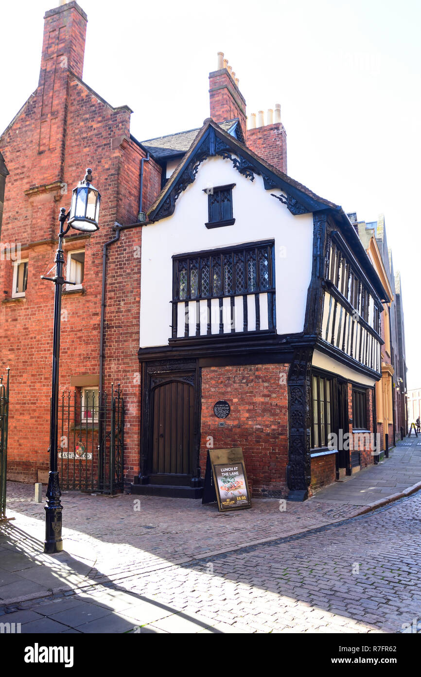 Architecture medieval timber framed st marys guildhall bayley l hi-res ...