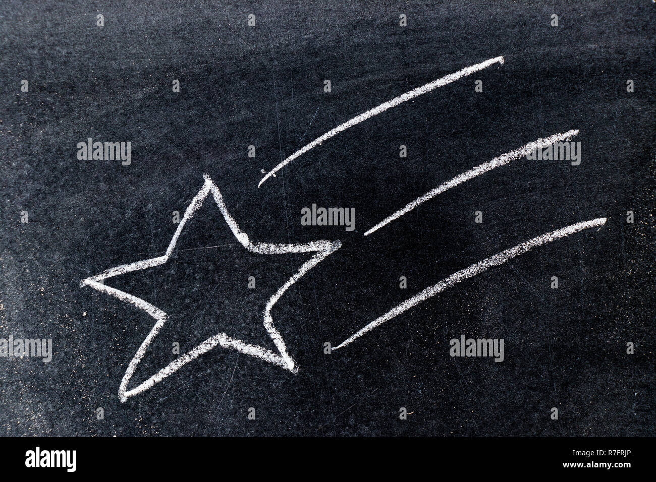 Shooting Star Drawing High Resolution Stock Photography and Images - Alamy