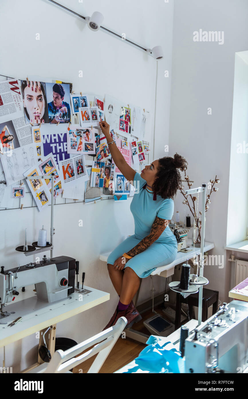 Dressmaker sitting on table hi-res stock photography and images - Alamy