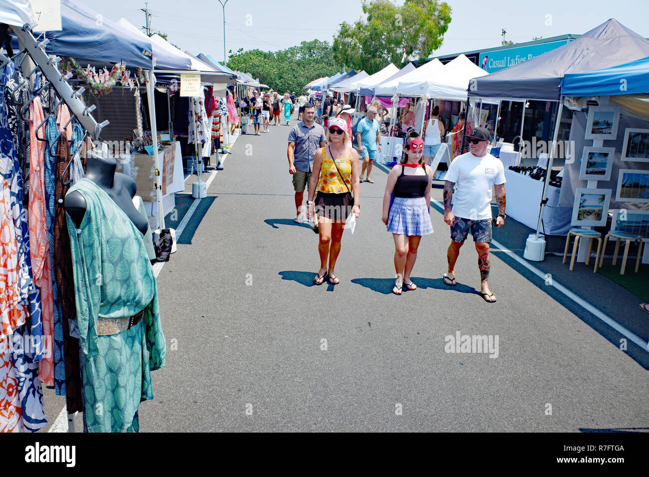 COTTONTREE MARKETS QLD AUSTRALIA Stock Photo - Alamy