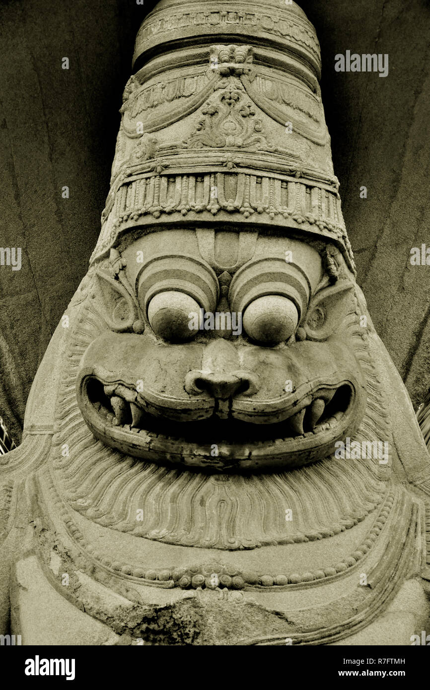Ugra narasimha statue hi-res stock photography and images - Alamy