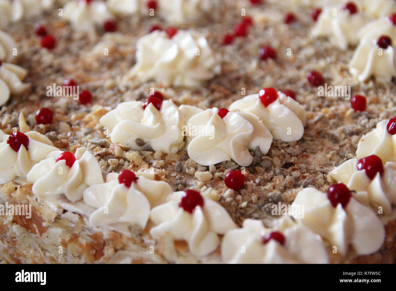 Cake close up with blur Stock Photo - Alamy