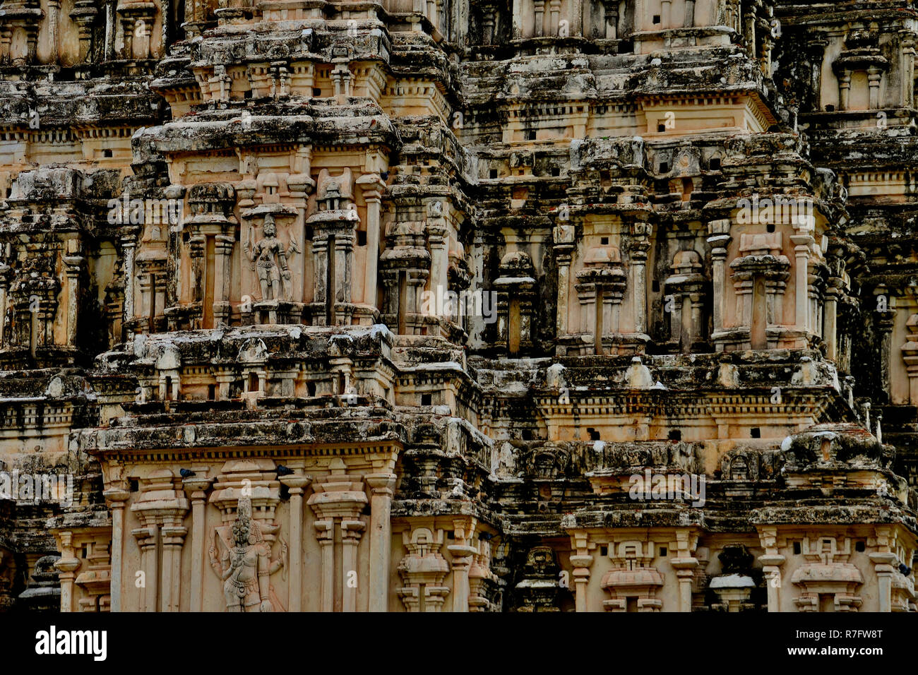 Beautifully carved Virupaksha Temple, located in Hampi, Ballari ...