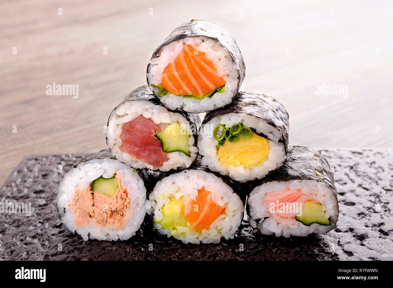 Plate mini egg roll hi-res stock photography and images - Alamy