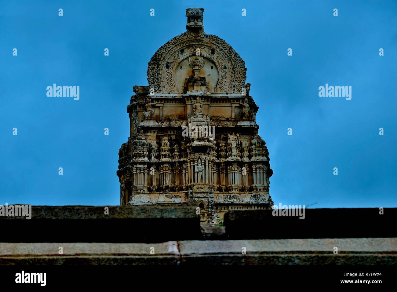 Beautifully carved Virupaksha Temple, located in Hampi, Ballari ...