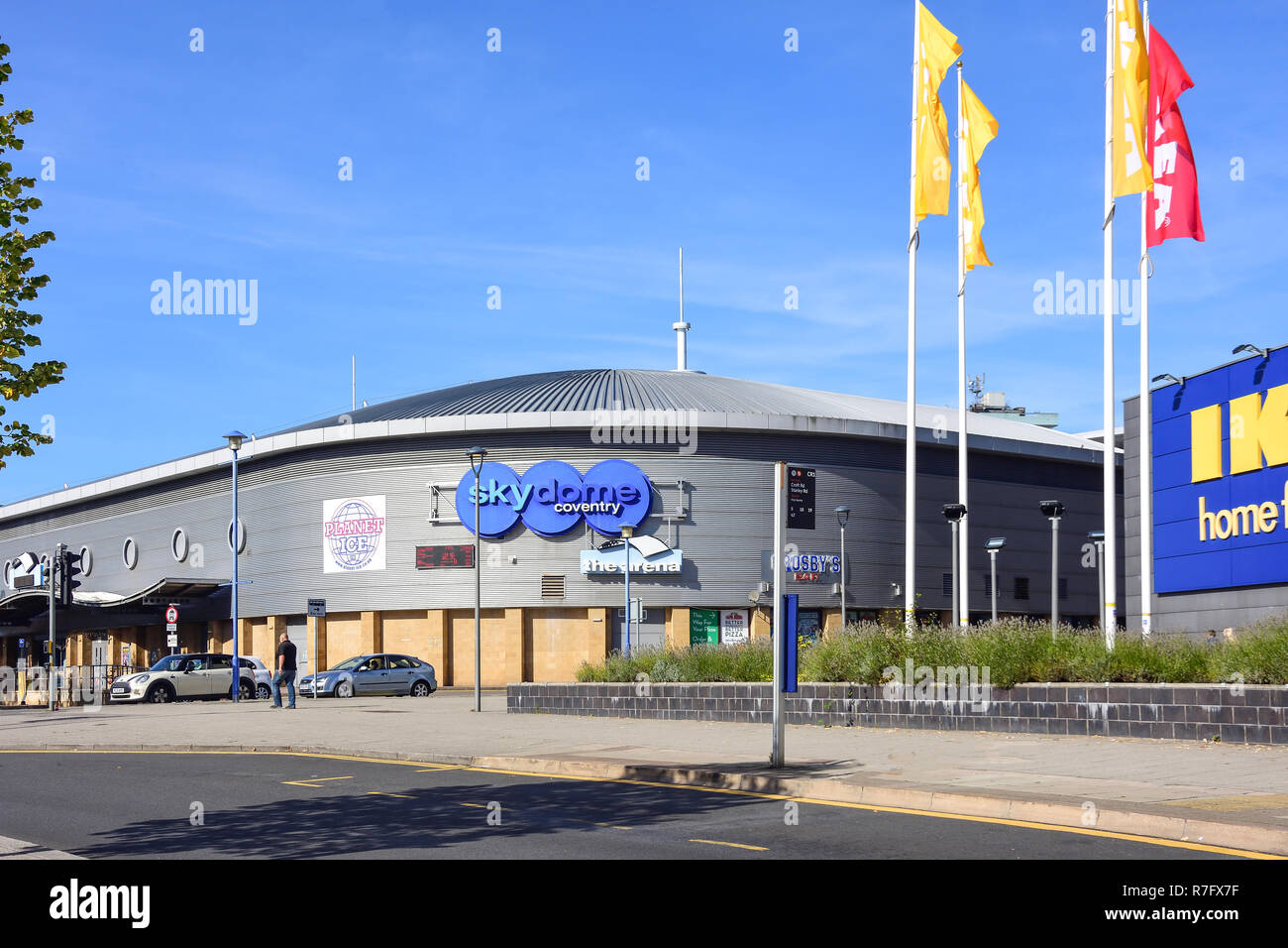 Modern architecture skydome coventry leisure and entertainment venue hi ...