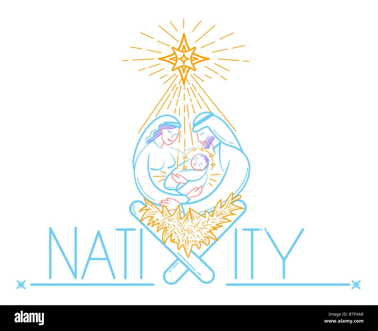 Nativity style Cut Out Stock Images & Pictures - Alamy