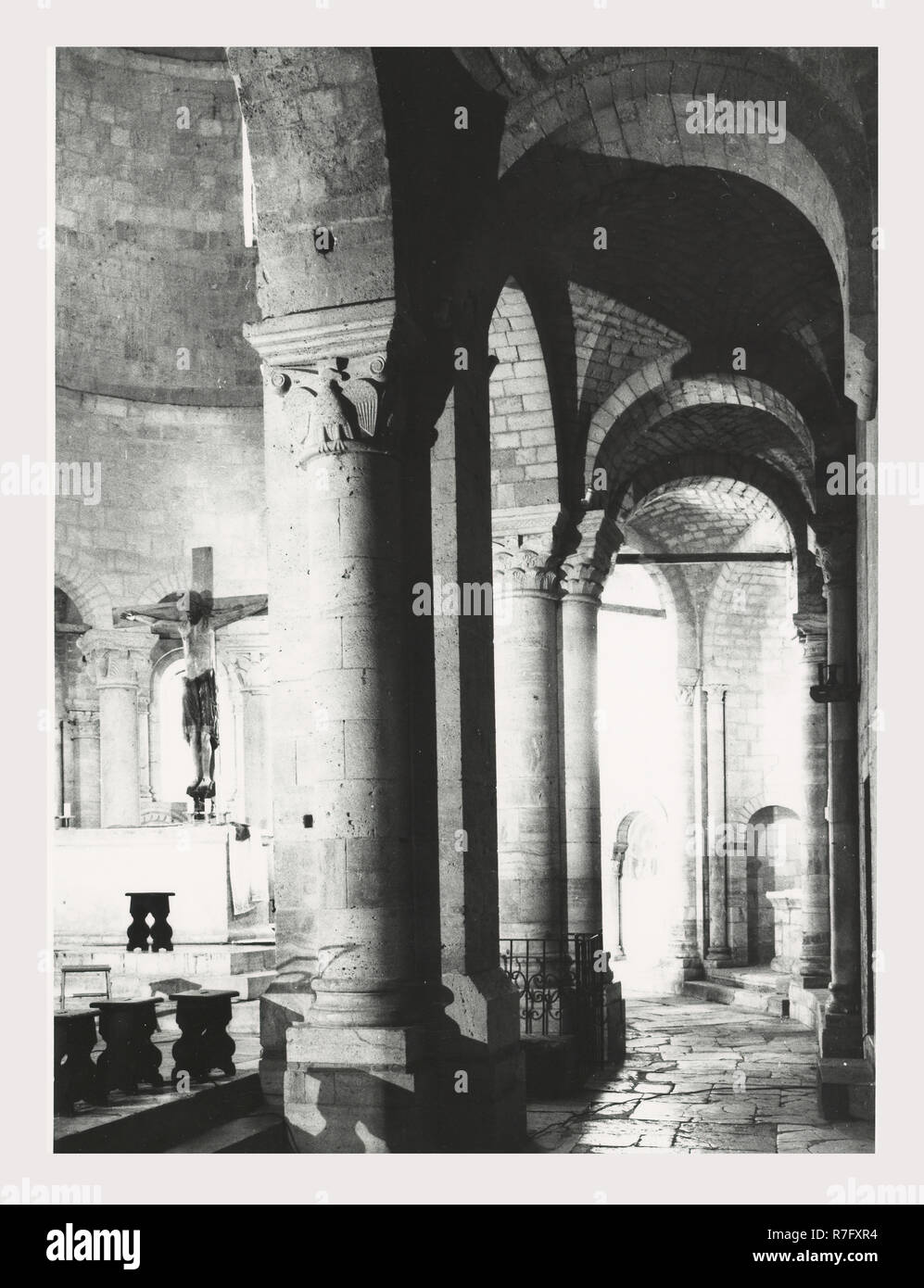 Tuscany Siena Montalcino environs Abbey of S. Antimo Abbey church, this ...