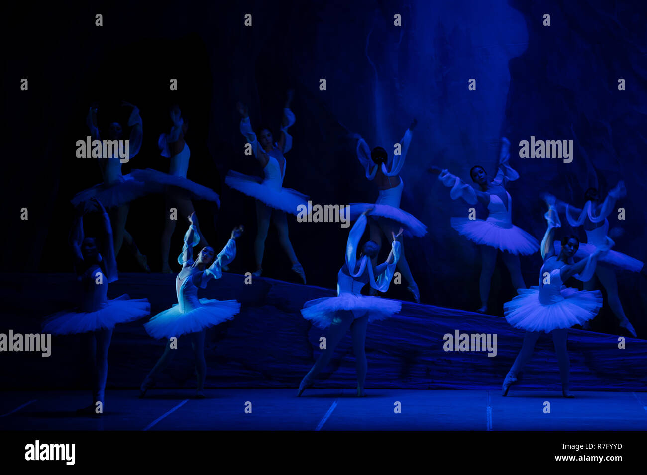 Performance of ballet La Bayadère at the Kyrgyz Opera and Ballet ...