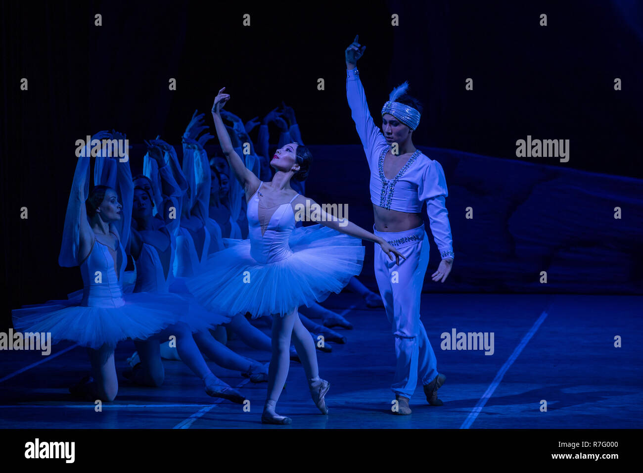 Performance of ballet La Bayadère at the Kyrgyz Opera and Ballet ...