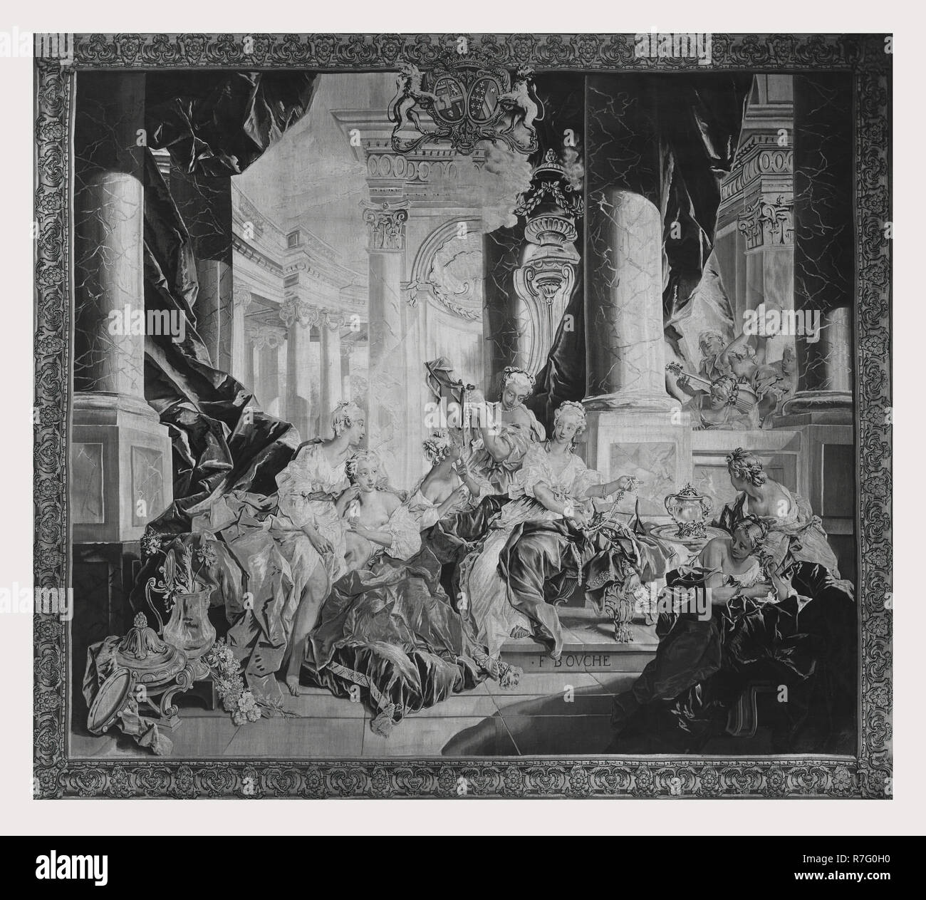 Psyche displaying her treasures to her sisters Stock Photo - Alamy