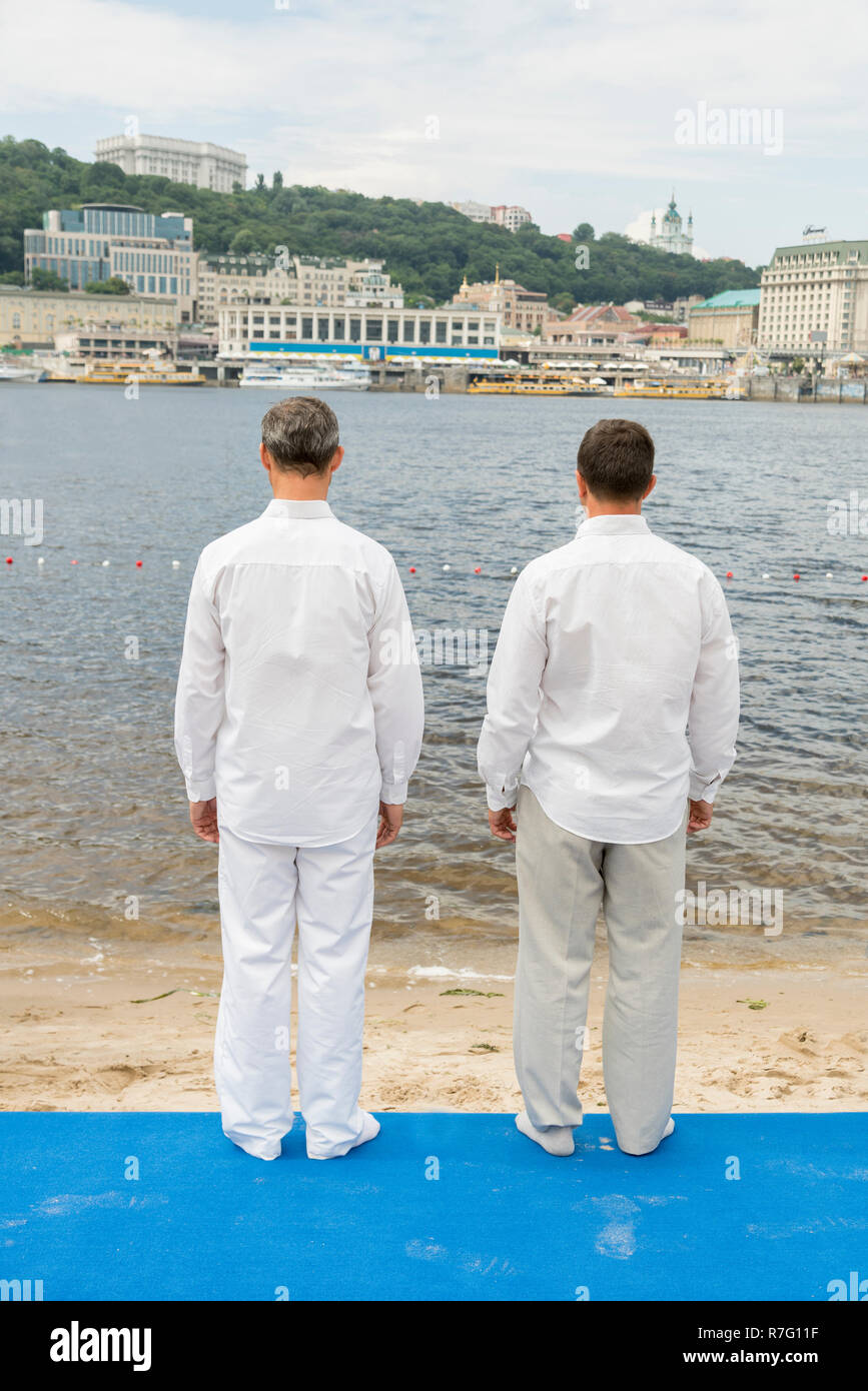 Orthodox priest baptizing hi-res stock photography and images - Alamy
