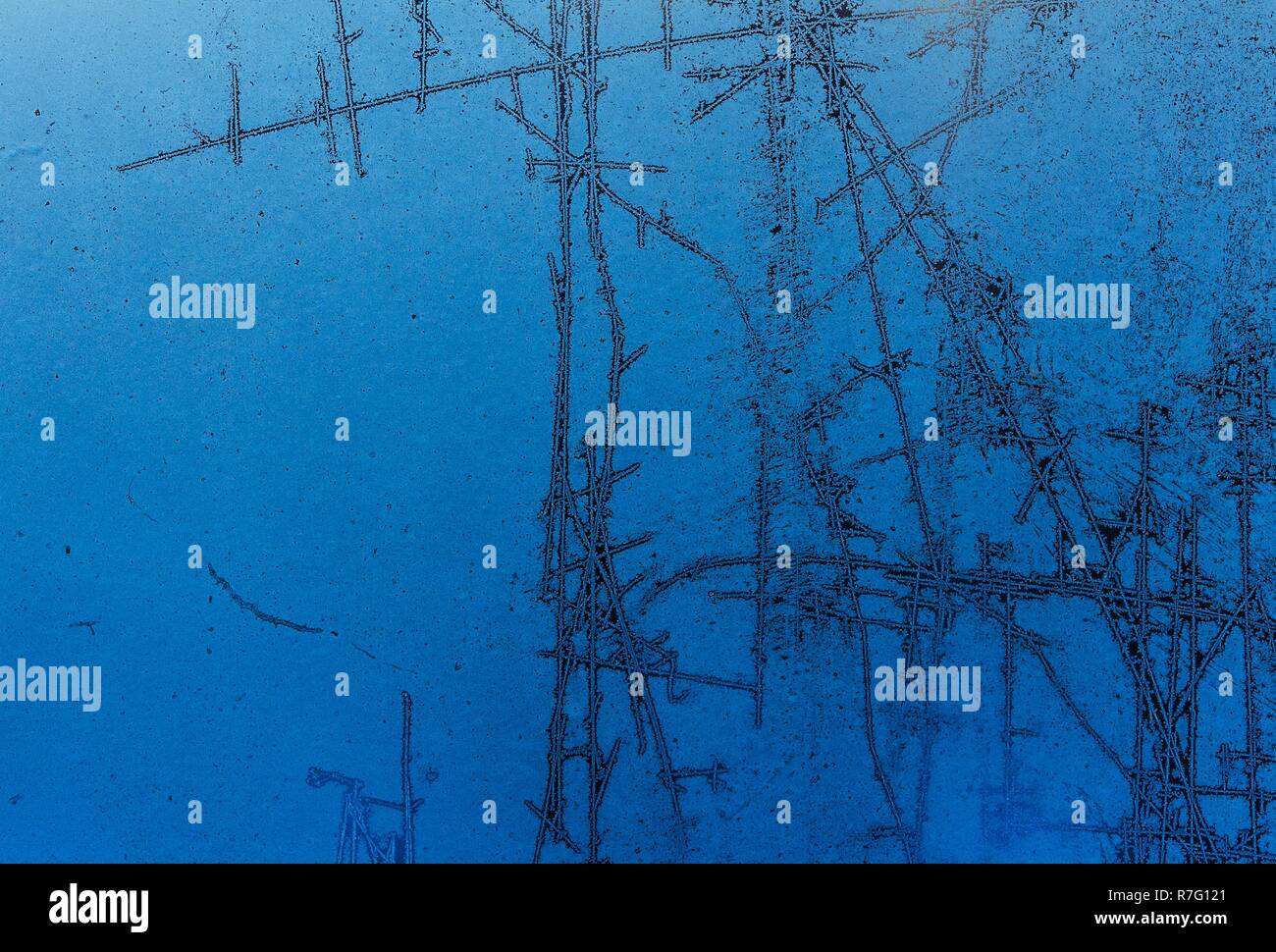 background made of winter frozen window glass Stock Photo - Alamy