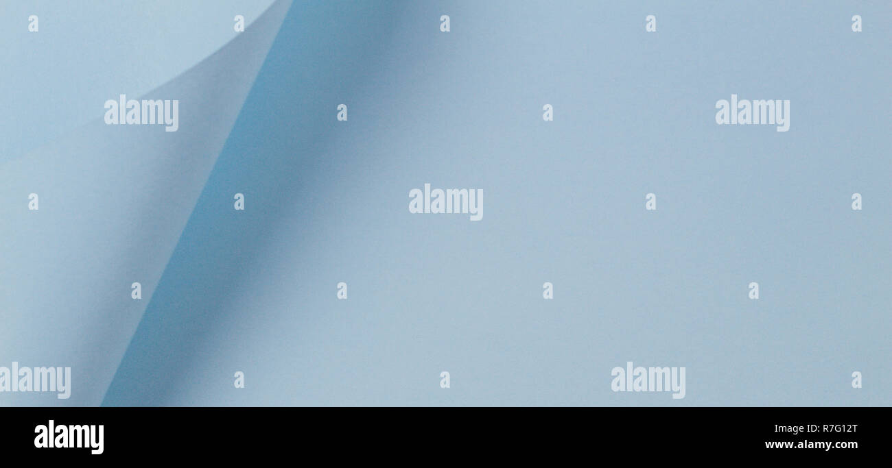 Abstract geometric shape light blue color paper background Stock Photo ...