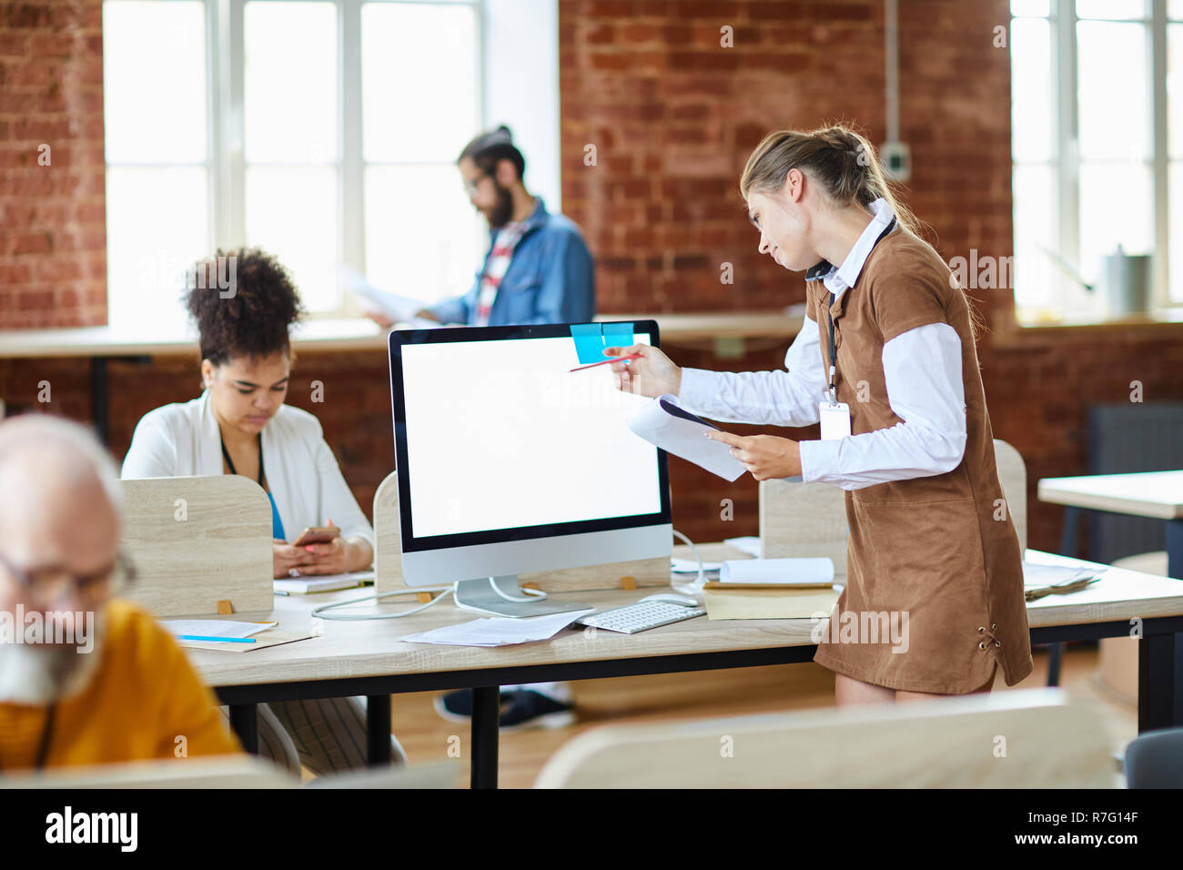 Banker employee hi-res stock photography and images - Alamy