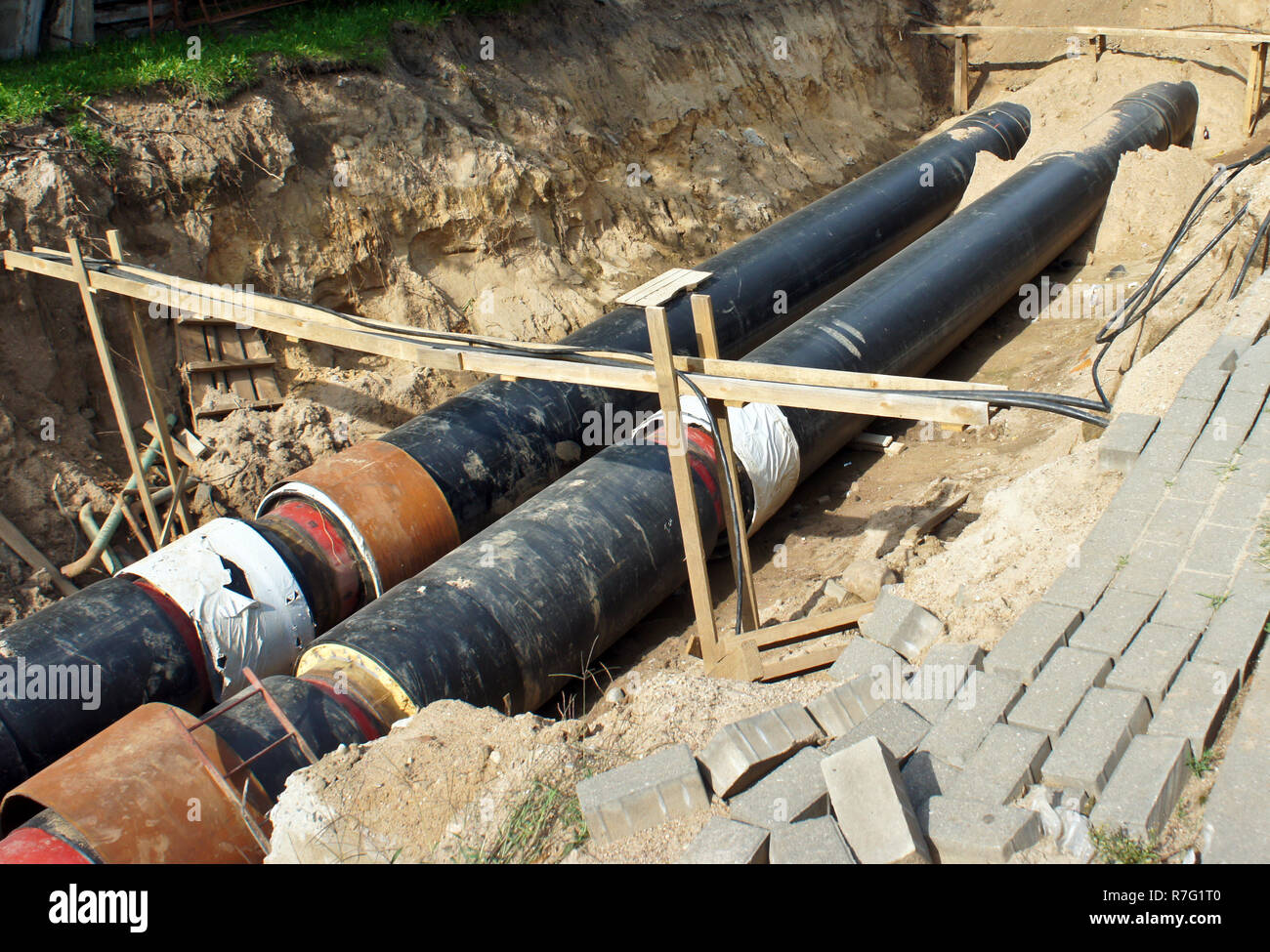 Pipe Laying Stock Photos & Pipe Laying Stock Images - Alamy