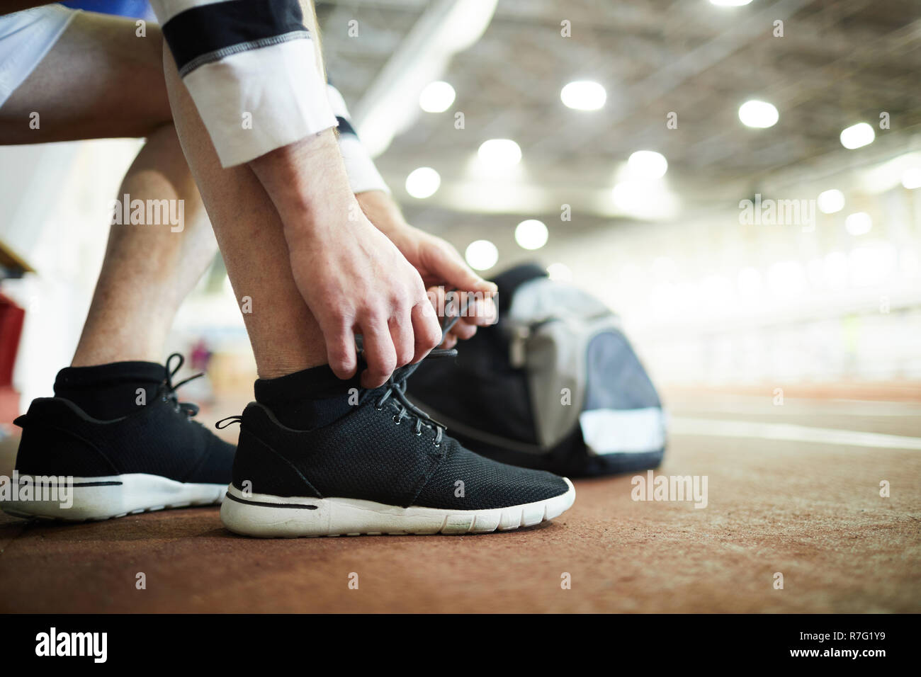 Preparing for training Stock Photo - Alamy