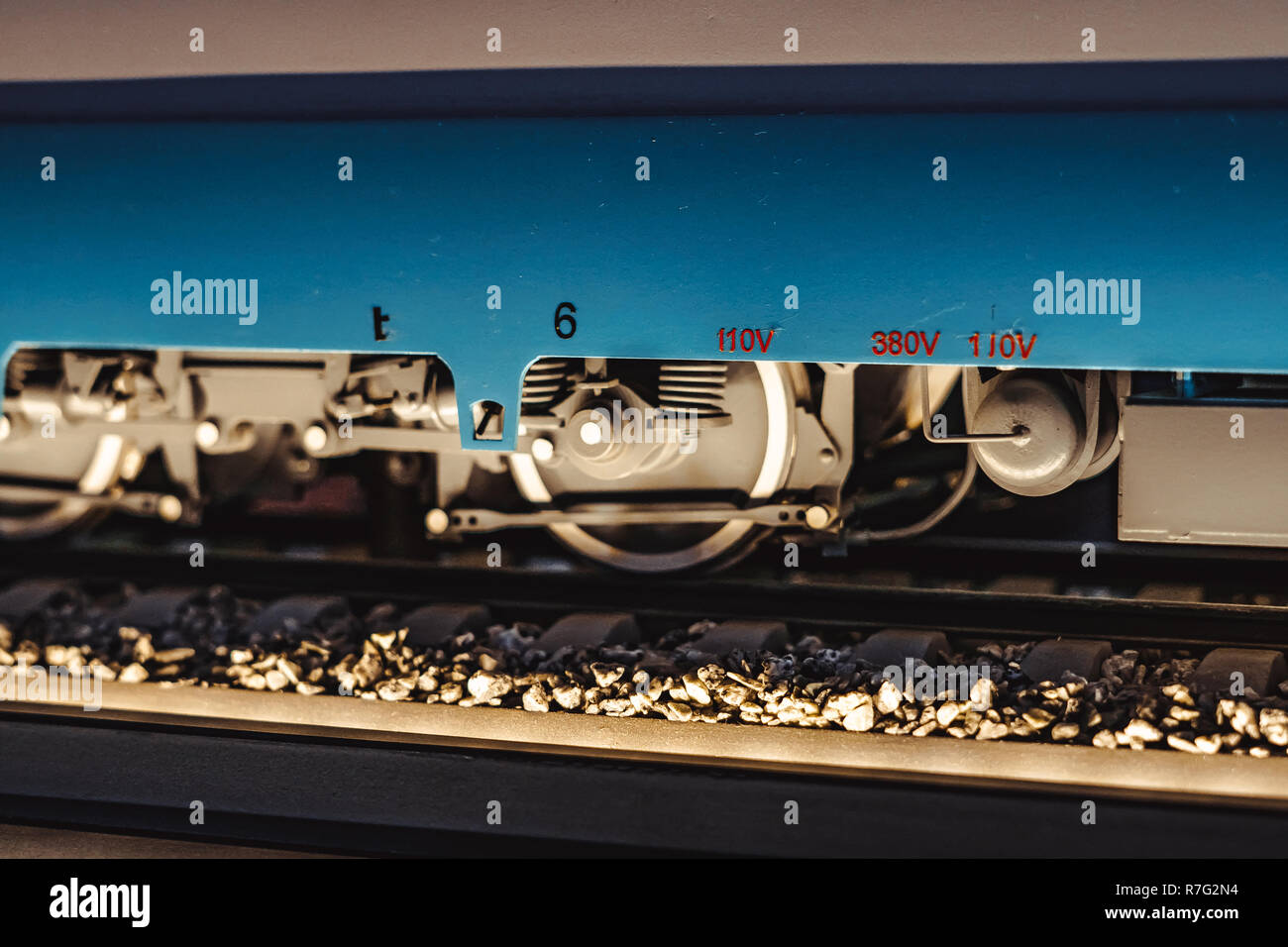 Car diesel train, toy Soviet locomotive Stock Photo - Alamy