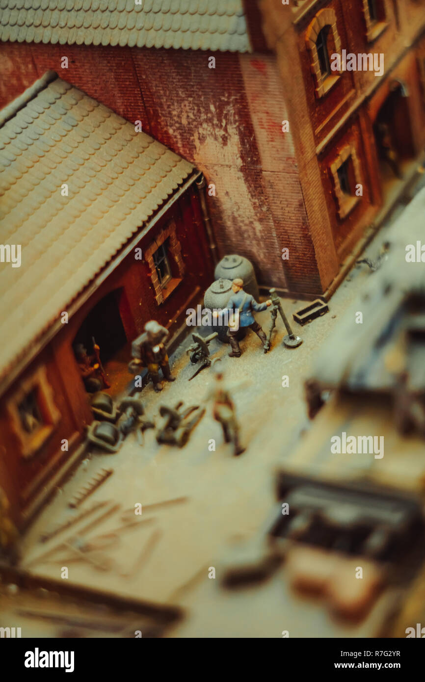 Novokuzneck, Russia - 26.07.2018: Wargaming miniatures depicting Soviet ...