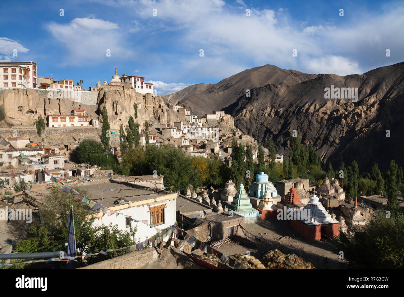 Lamayuru Monastery and Lamayuru village, Ladakh, Jammu and Kashmir ...