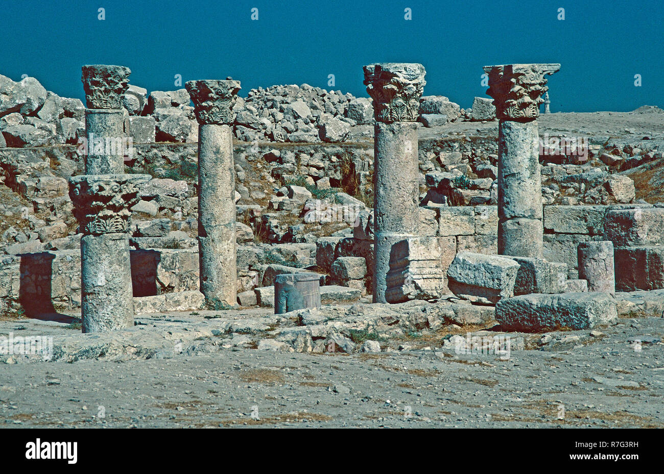 Jordan Amman Citadel Byzantine Basilica Church 6/7 Centery Jebel Al ...