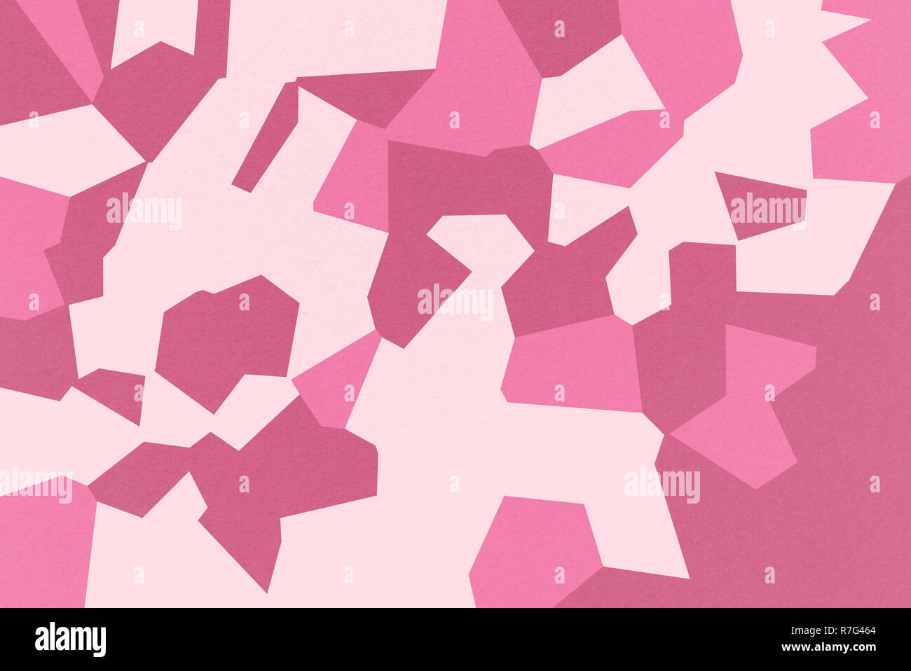 Cherry Red mosaic of abstract geometrical shapes with Vivid Burgundy ...