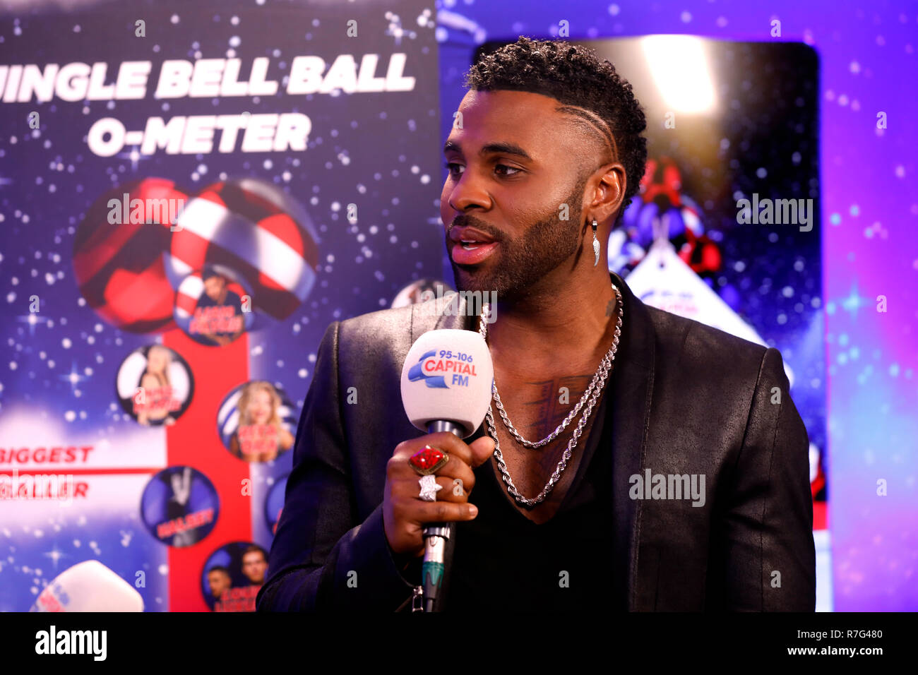 Jason Derulo backstage in the on air studio during day two of Capital's ...