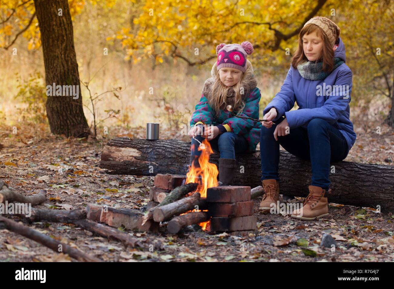 Kids Campfire Stock Photos & Kids Campfire Stock Images - Alamy