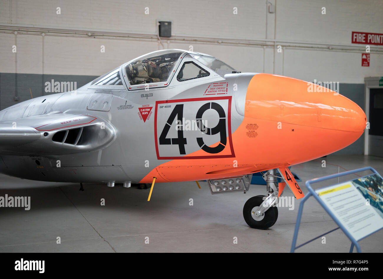 De havilland vampire cockpit hi-res stock photography and images - Alamy