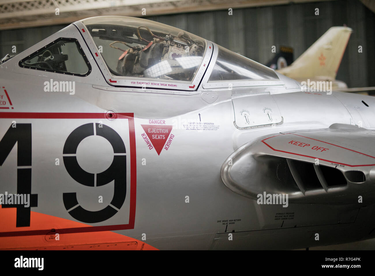De havilland vampire cockpit hi-res stock photography and images - Alamy