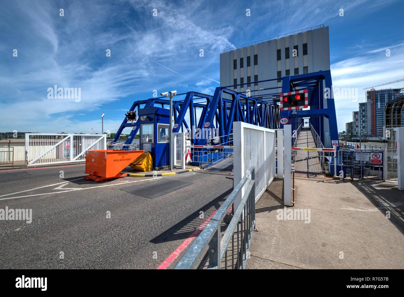 London, United Kingdom - June 23, 2018: South exit ramp for traffic ...