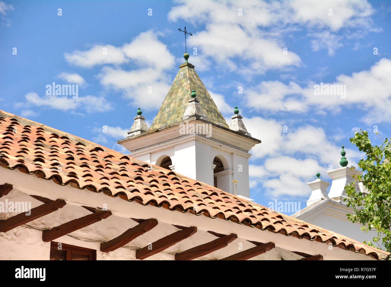Cuenca Church Tower Stock Photo - Alamy