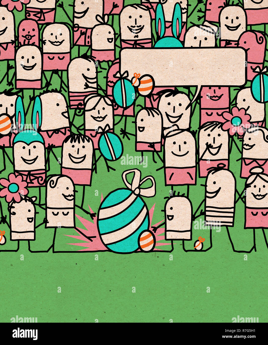 Easter crowd hi-res stock photography and images - Alamy