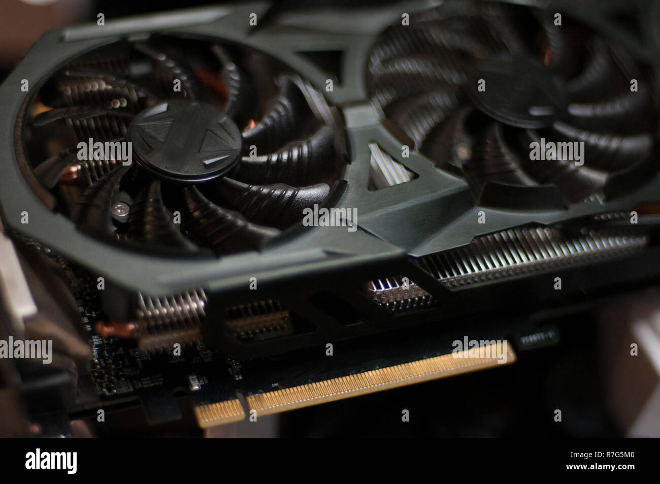 neural network training on video cards (gpu units Stock Photo - Alamy